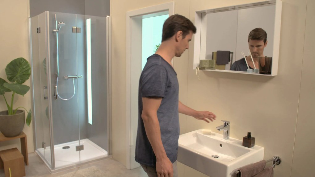 Hansgrohe Logis, páková umyvadlová baterie 100, s odtokovou soupravou, chromová, 71100000