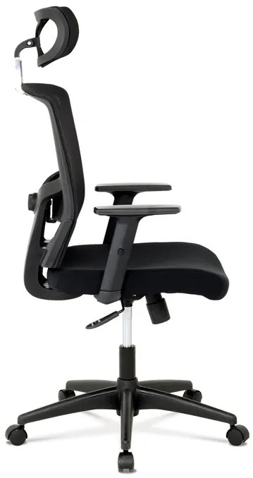 Ergonomická kancelářská židle RELORA - černá síťovina Barva: černá