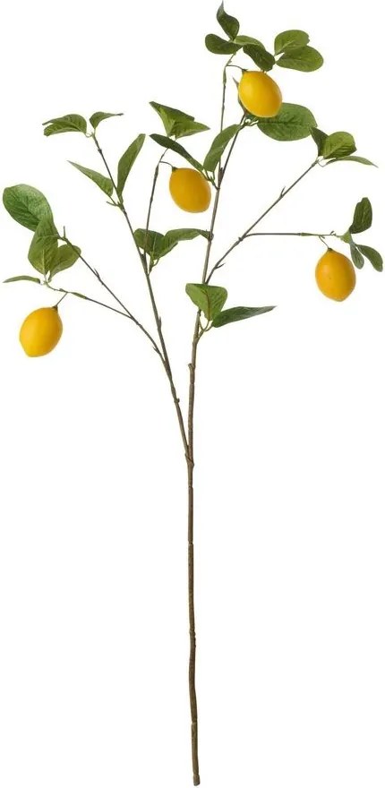 Dekorační umělá větvička s citróny Lemon Branch - 23*8*84 cm