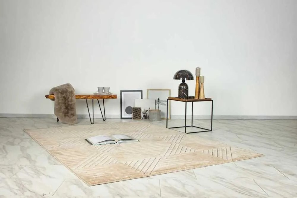 Lalee Kusový koberec Viva 402 Beige Rozměr koberce: 160 x 230 cm