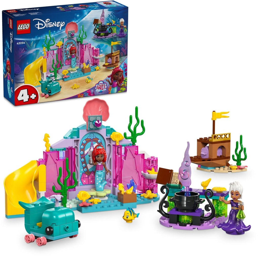 Lego stavebnice lego - disney princess 43254 ariel a její křišťálová jeskyně