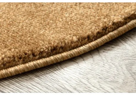 koberec kulatý SOFTY Jednotný, Jednobarevný, zlatý velikost kruh 200 cm | krásné koberce cz
