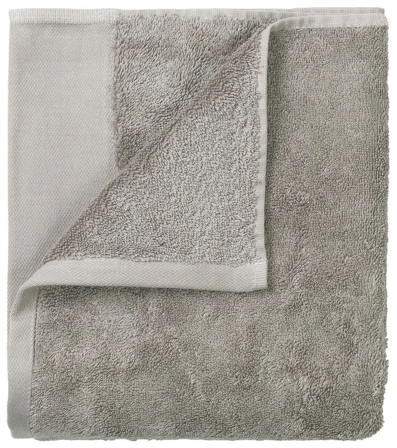Sada 4 šedých ručníků Blomus. 30 x 30 cm