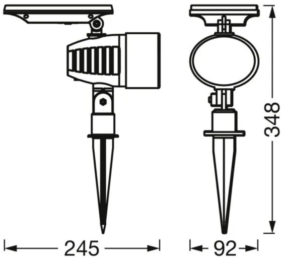Osram - LED RGBW Stmívatelná solární lampa SMART+ SOLAR LED/0,6W/3,7V IP44