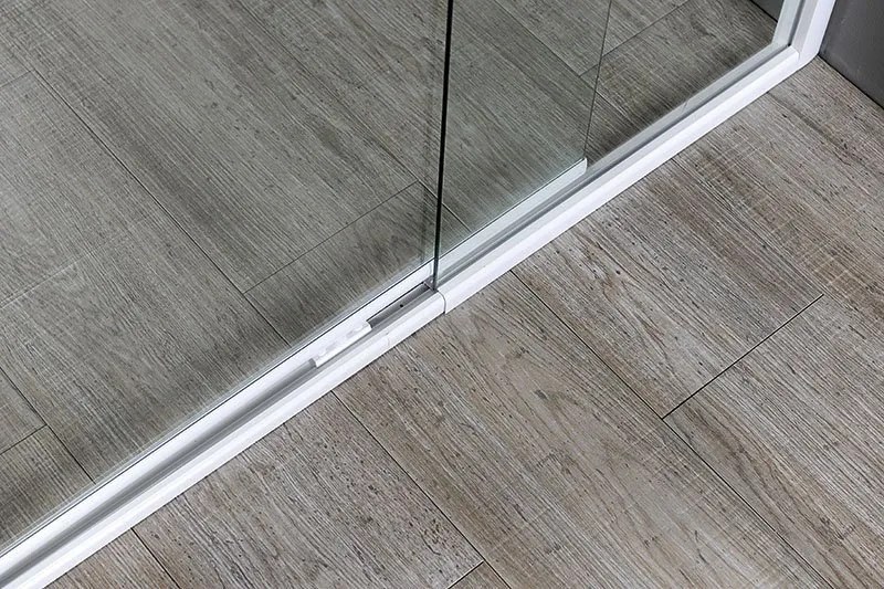 Aqualine, AMICO sprchové dveře výklopné 1040-1220x1850mm, čiré sklo, G100