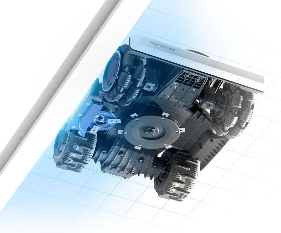 Mammotion LUBA mini 2 AWD 1000 Tripl-Cam+AI-Vision+NetRTK robotická sekačka - 1000m2, sklon až 80%, Wifi/Bluetooth, + 4G data 3roky ZDARMA