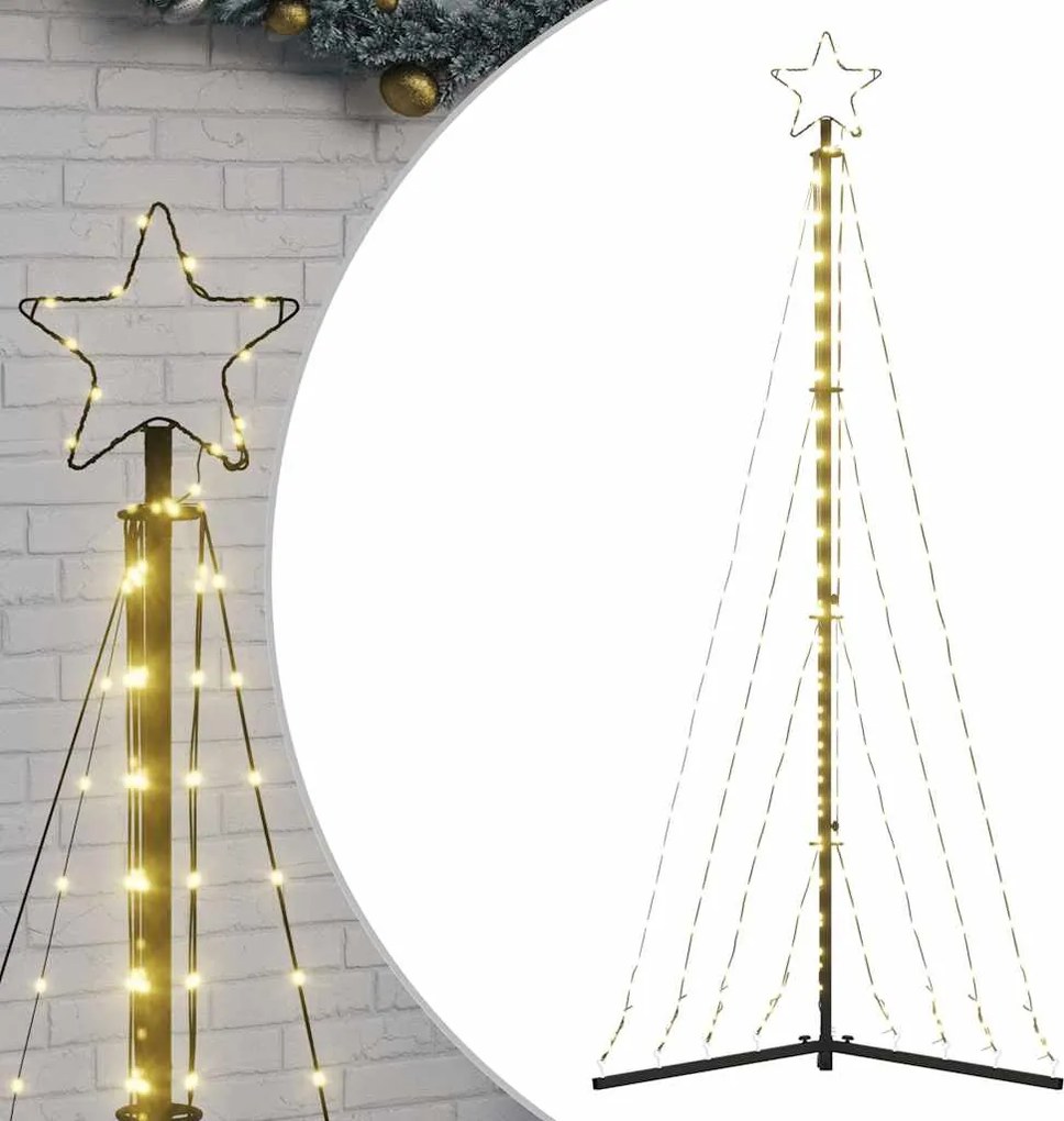LED vánoční stromek 339 teple bílých LED 182 cm 3307645