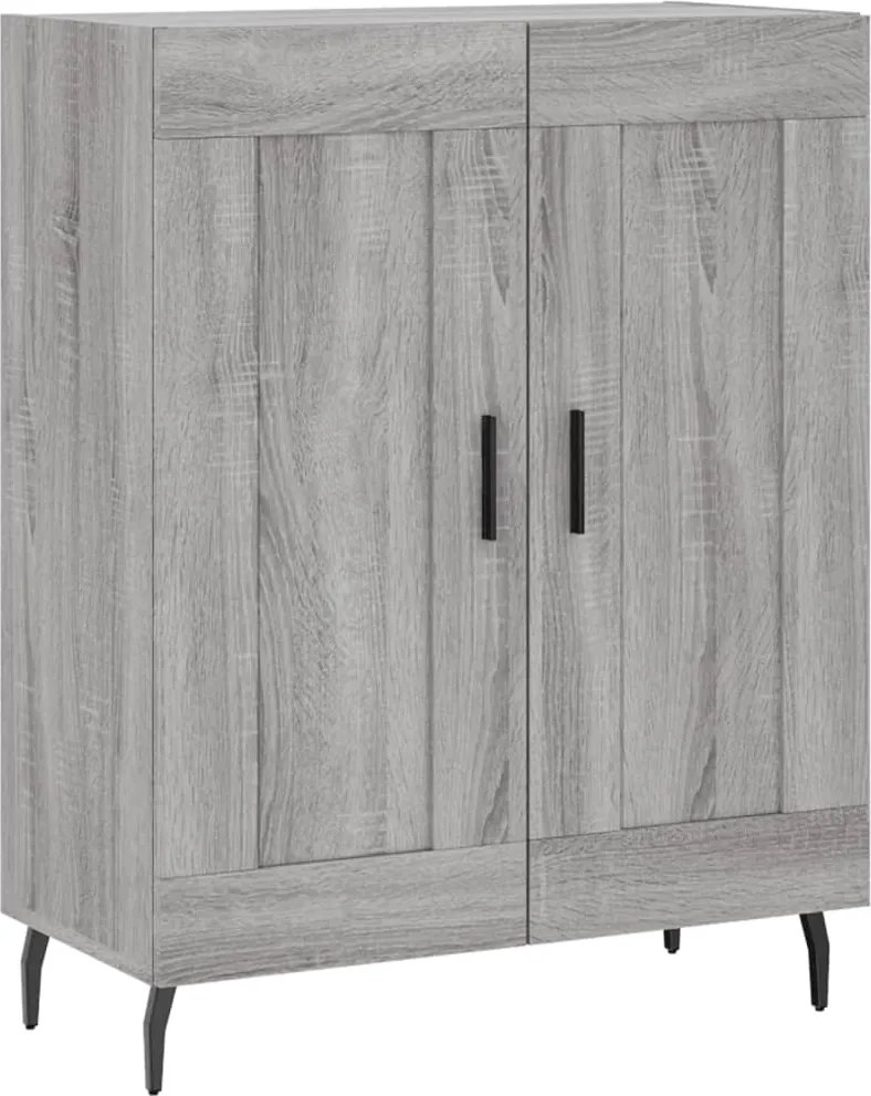 Skříň highboard šedá sonoma 69,5 x 34 x 180 cm kompozitní dřevo 3195809
