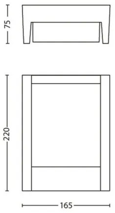 LED venkovní nástěnné svítidlo Philips Arbour 16460/93/P3 6W 600lm 4000K neutrální bílá