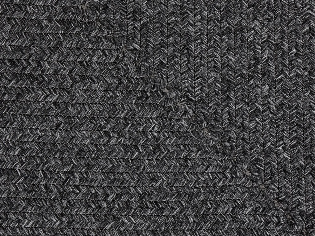 Kusový koberec Braided 105550 Dark Grey – na von aj na doma, 160x230, šedá, chodba / predsieň, Hanse Home