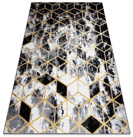 koberec moderni 3D GLOSS 409A 82 Krychle stylový, glamour, art deco velikost 80x300 cm | krásné koberce cz