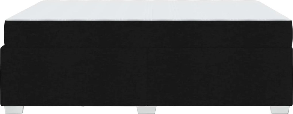 Rám postele s matrací Černá 160 x 200 cm textil 3399196