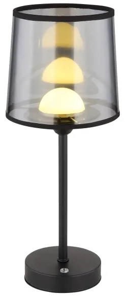 Globo 21008S - LED Stmív. stolní lampa LUNKI LED/2,5W/3,7V 2700/4000/6500K černá