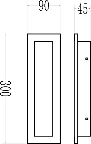 Nástěnné LED svítidlo Wow, 1x LED 10w, 3000-6500k, 3CCT, (30 cm)