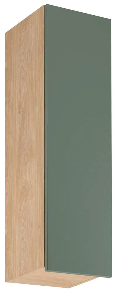 SORENTO pg | horní skříňka G30 policová | 30 cm | PRAVÁ | puccini/zelená