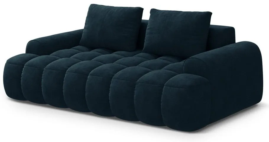 Sametová pohovka v petrolejové barvě 200 cm Linz – Cosmopolitan Design