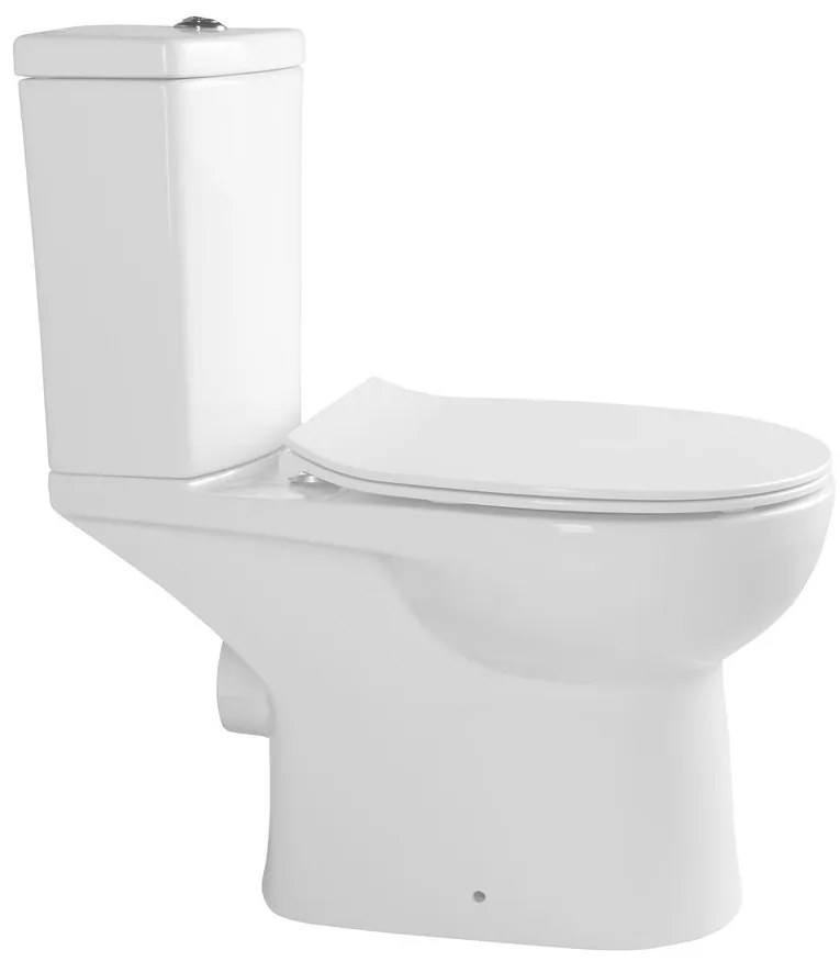 Sapho KAIRO CLEANWASH WC kombi s bidet. sprškou, zadní odpad, bílá PC106