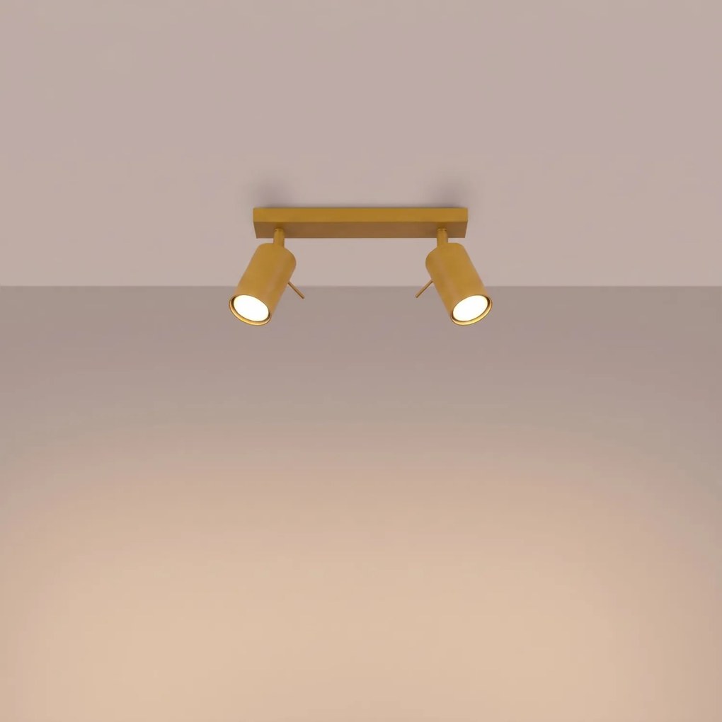Sollux Lighting Stropní svítidlo RING 2 žluté
