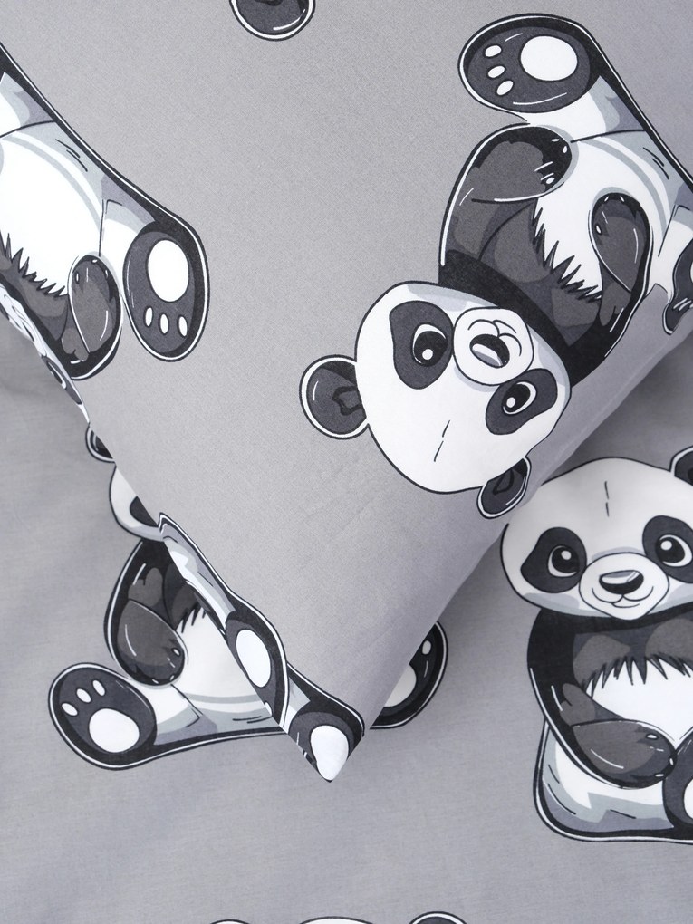 MK Lůžkoviny Bavlněný povlak na polštář Renforcé 40 x 60 cm - Panda