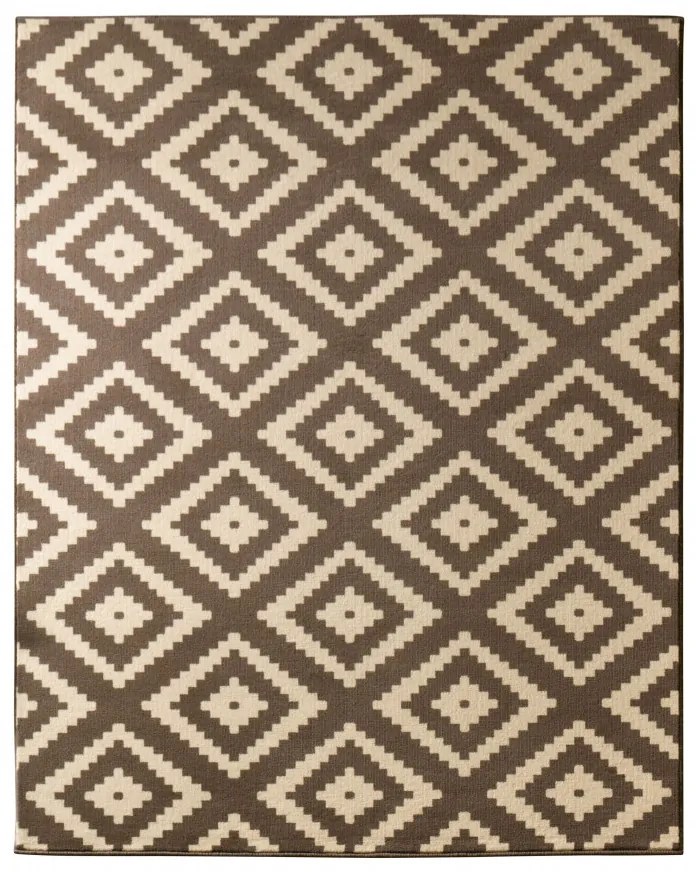 Hans Home | Kusový koberec Hamla 102333, hnědá - 80x150