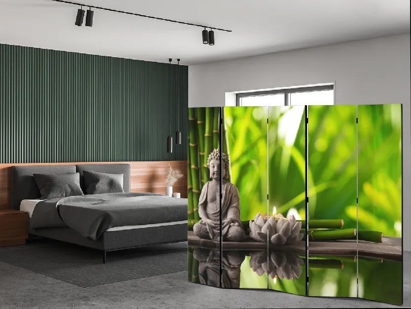 Paraván wellness buddha Rozměr: 225 x 180 cm