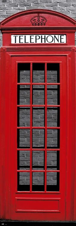 Plakát, Obraz - London - Red Telephone Box, (53 x 158 cm)