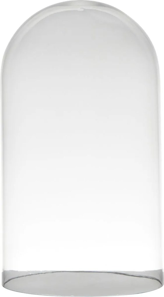 Skleněný transparentní poklop Hugo glass – 16,5*16,5*28 cm