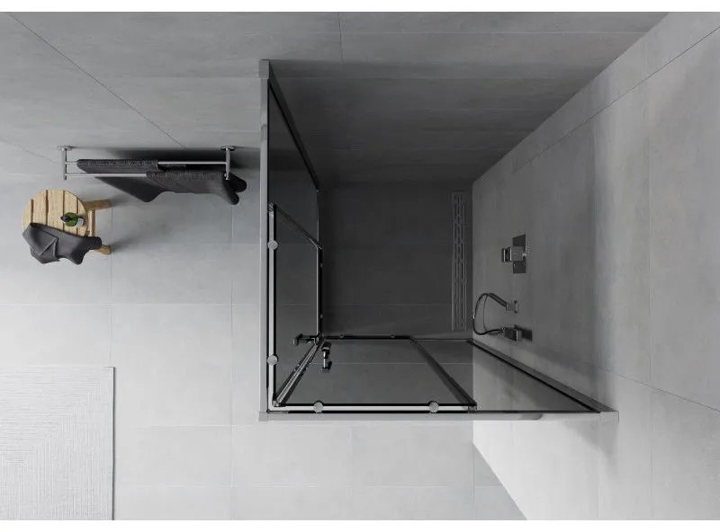 Mexen RIO - Čtvercový sprchový kout 70x70 cm, šedá, 860-070-070-01-40