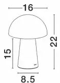 Designová stojací lampa Ande Smetanová