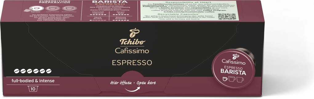 Cafissimo Barista Espresso -⁠⁠⁠⁠⁠⁠ 80 kapslí - Intenzita: 6/6