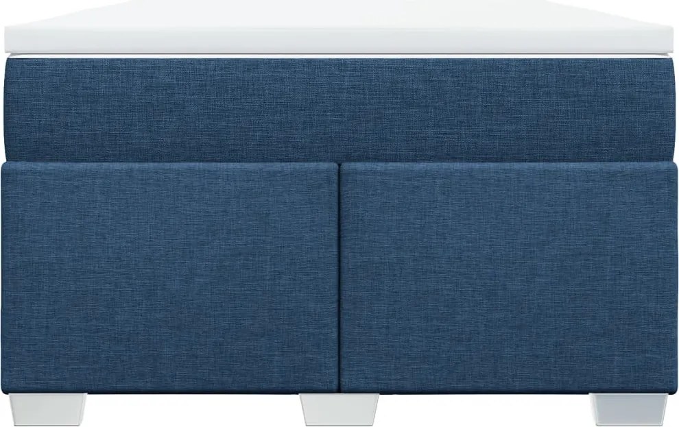 Box spring postel s matrací černá 120x190 cm textil 3285122