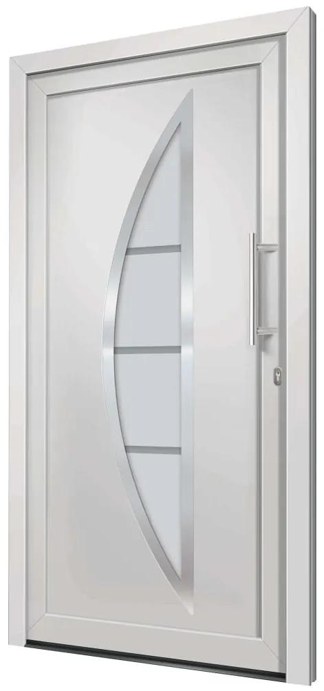 Vchodové dveře bílé 108 x 208 cm,  279210