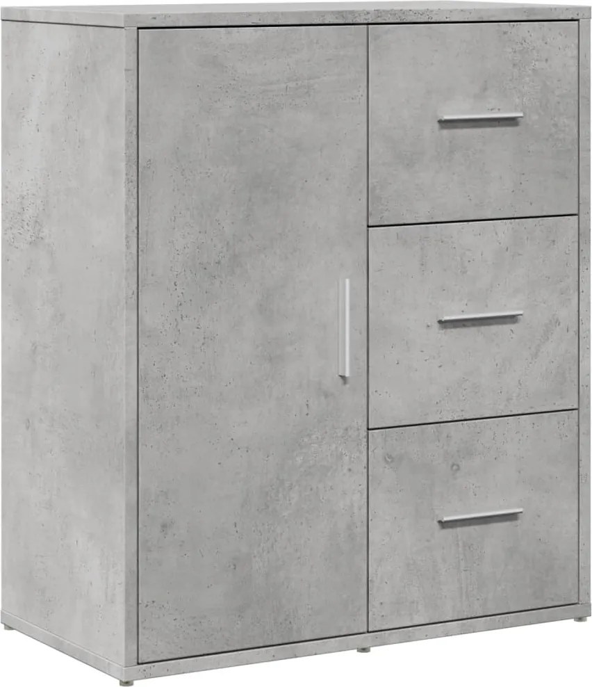 Příborníky 2 ks betonově šedé 60 x 31 x 70 cm kompozitní dřevo 3276556