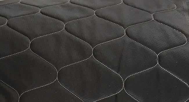 Via-nábytek Potah na matraci PROŠÍVANÝ - černý 100 x 200 13 cm