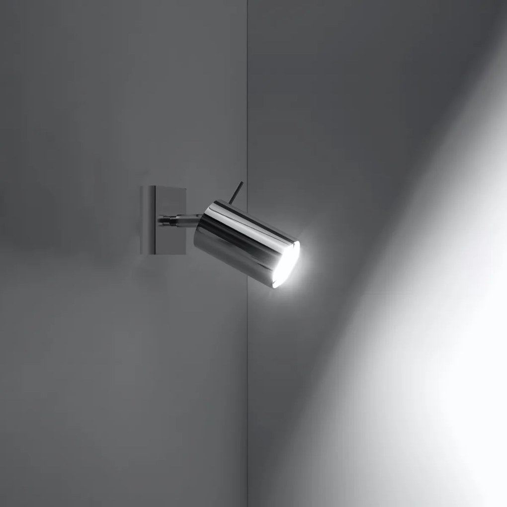 Sollux Lighting Nástěnné svítidlo RING chrom