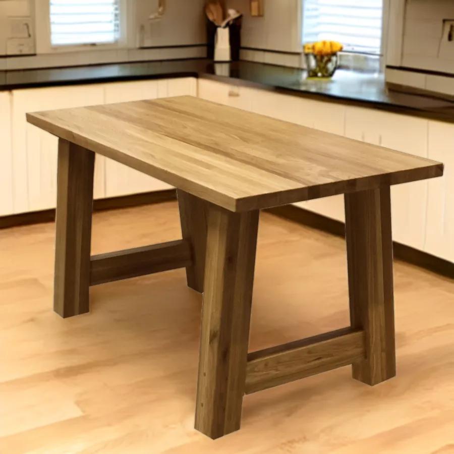 Stará Krása – Ruční výroba Jídelní stůl vyrobený z dubového masivu 160 x 75 x 77 cm