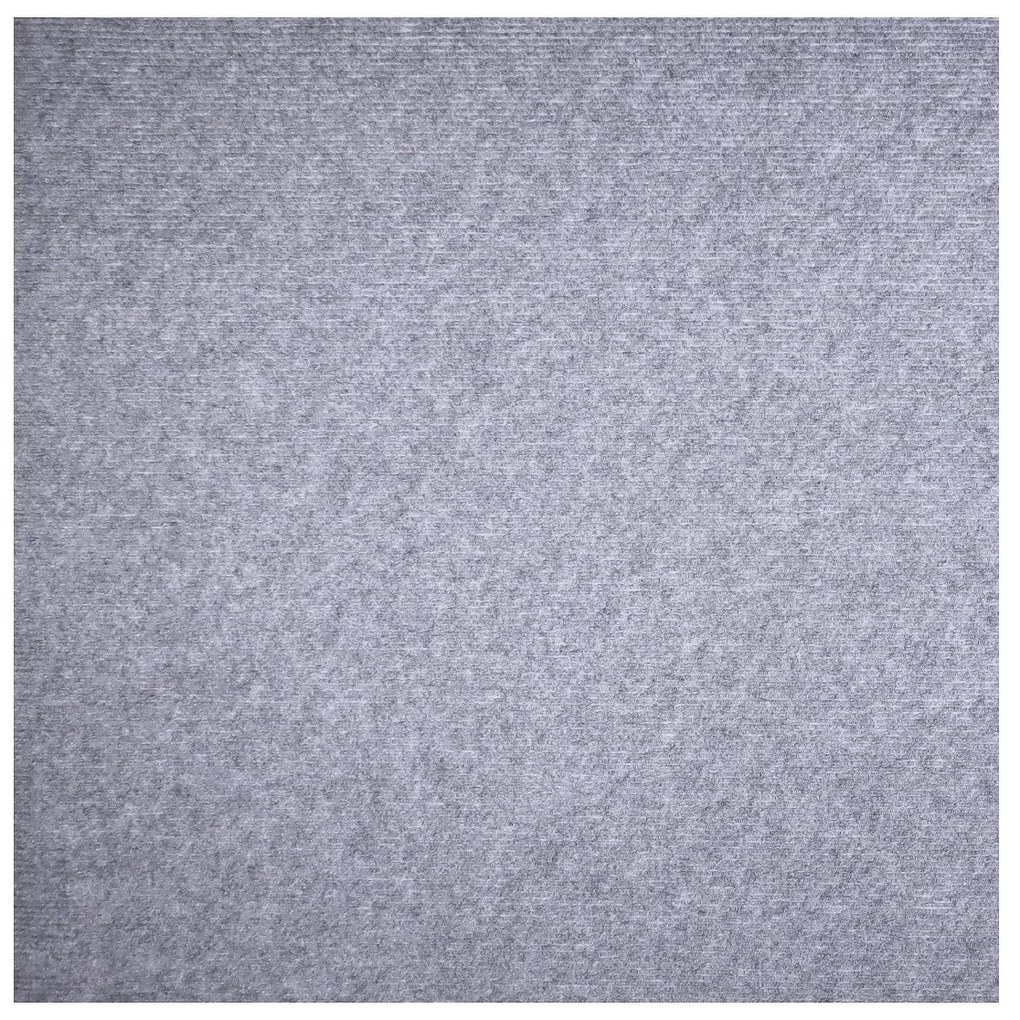 Vopi, Kusový koberec Quick step šedý čtverec, 200x200, šedá, chodba / předsíň