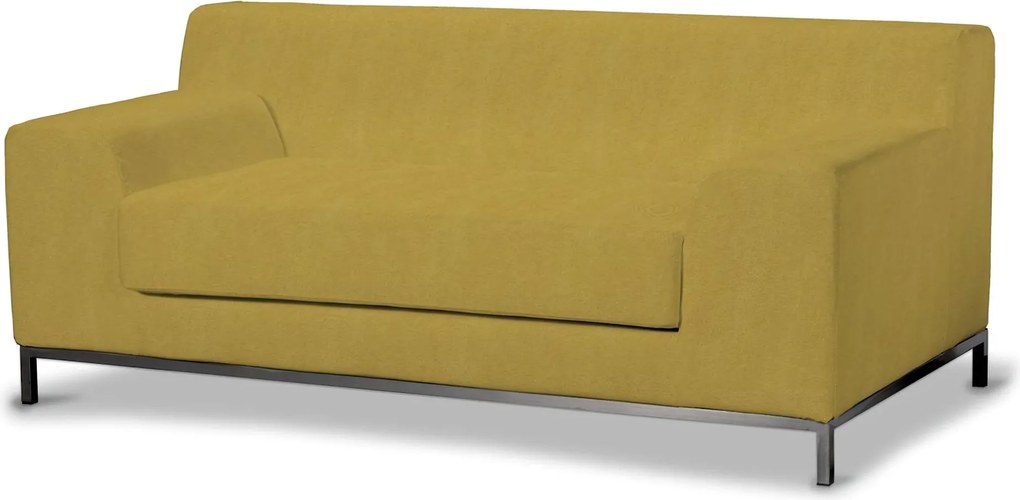 Potah na pohovku IKEA  Kramfors 2-místná barva žlutá látka pletený vzor