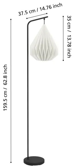 Eglo 43895 - Stojací lampa MINTING 1xE27/25W/230V
