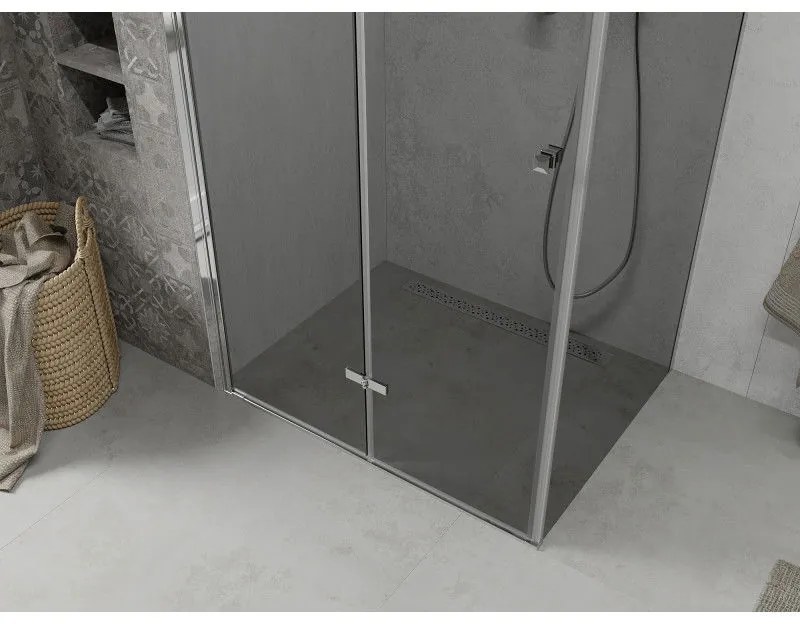 Mexen Lima sprchový kout 70x80cm, 6mm sklo, chromový profil-šedé sklo, 856-070-080-01-40