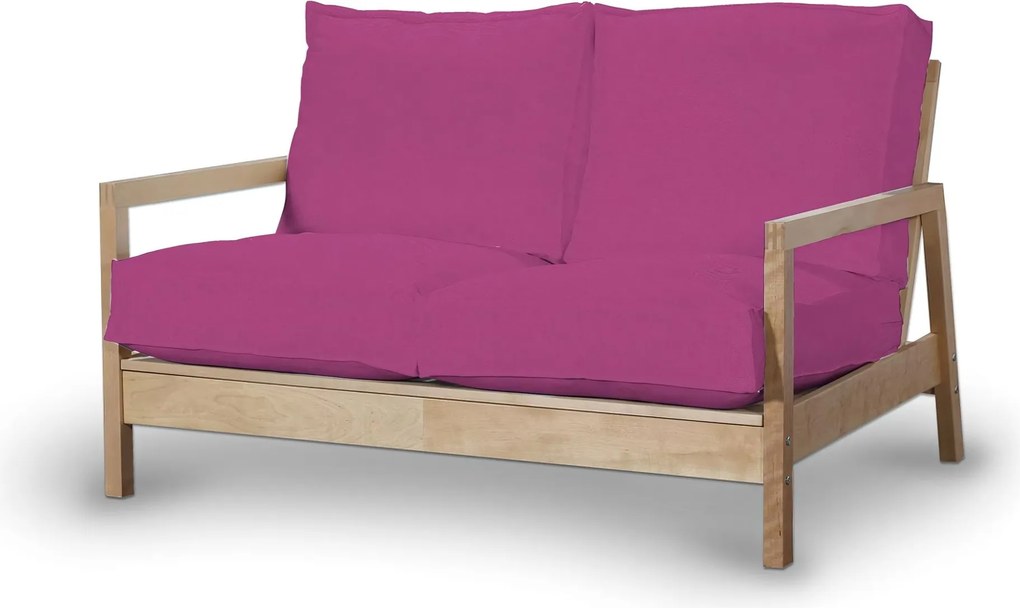 Potah na pohovku IKEA  Lillberg 2-místná nerozkládací barva růžová látka pletený vzor