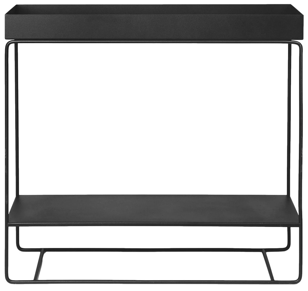 FERM LIVING Truhlík Plant Box Two-Tier, Black