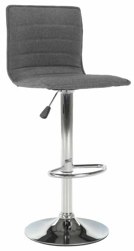 Barová židle PINAR šedá / chrom Tempo Kondela