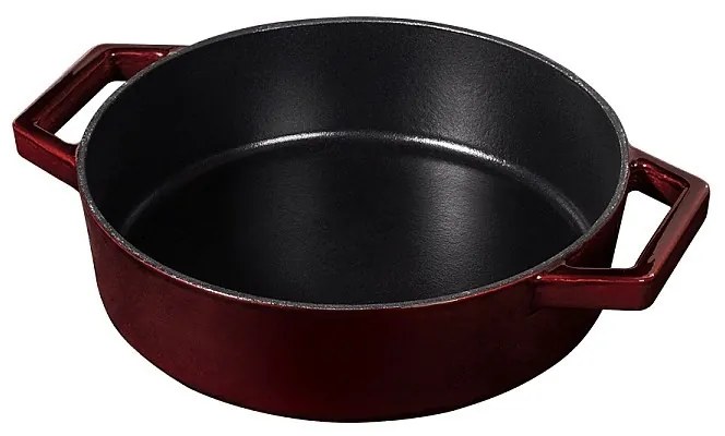 BERLINGERHAUS Pekáč litinový s poklicí 26 cm Burgundy Line BH-6498