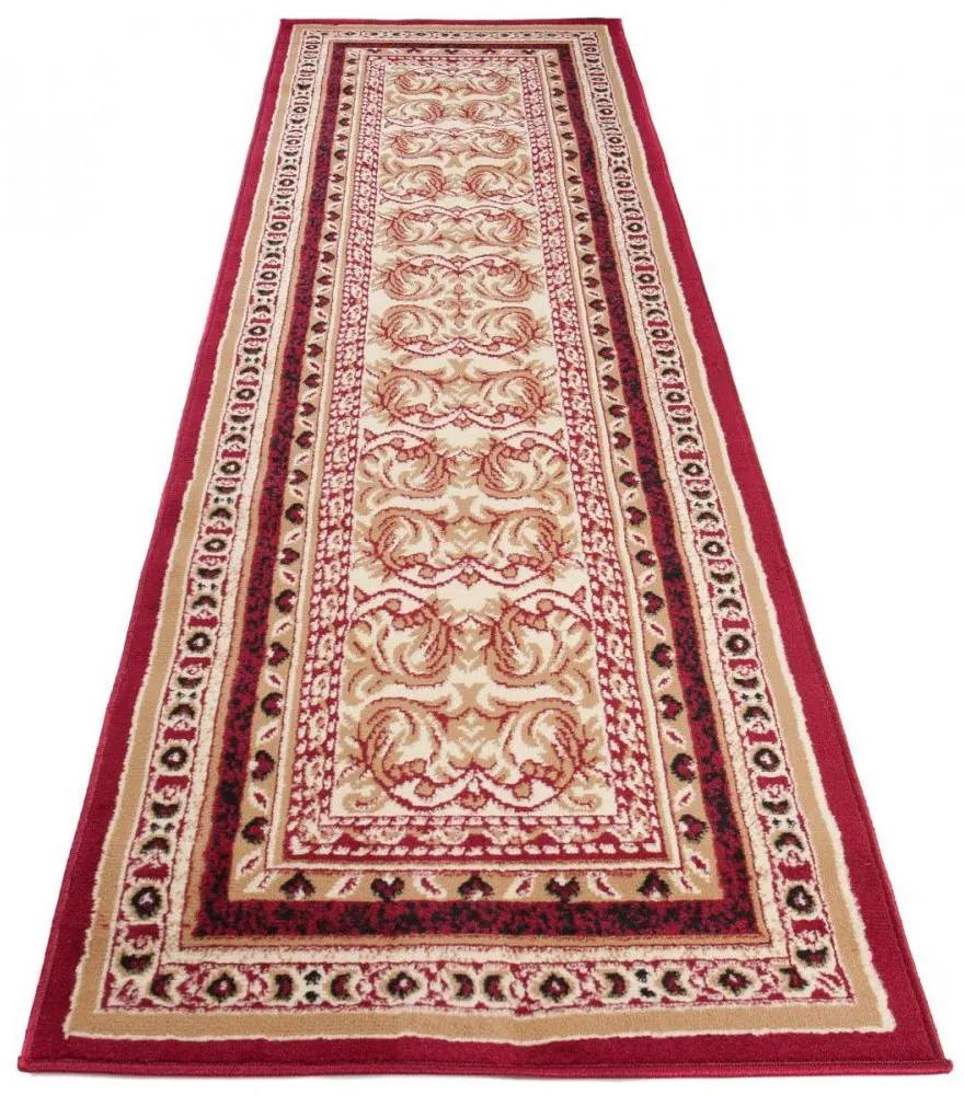 Kusový koberec PP Aslan červený atyp 80x200cm