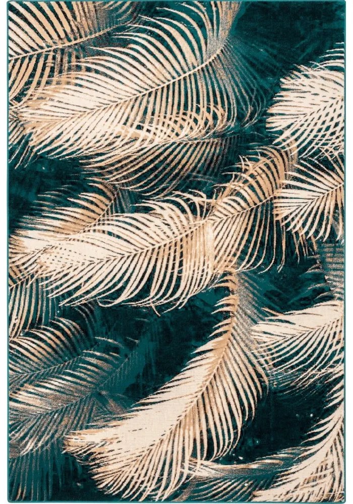 Vlněný koberec v petrolejové barvě 160x240 cm Areca – Agnella
