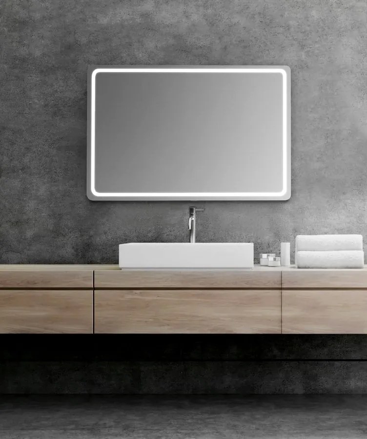 Sapho Sapho, NYX kulaté zrcadlo s LED osvětlením, ø 70cm, NY700