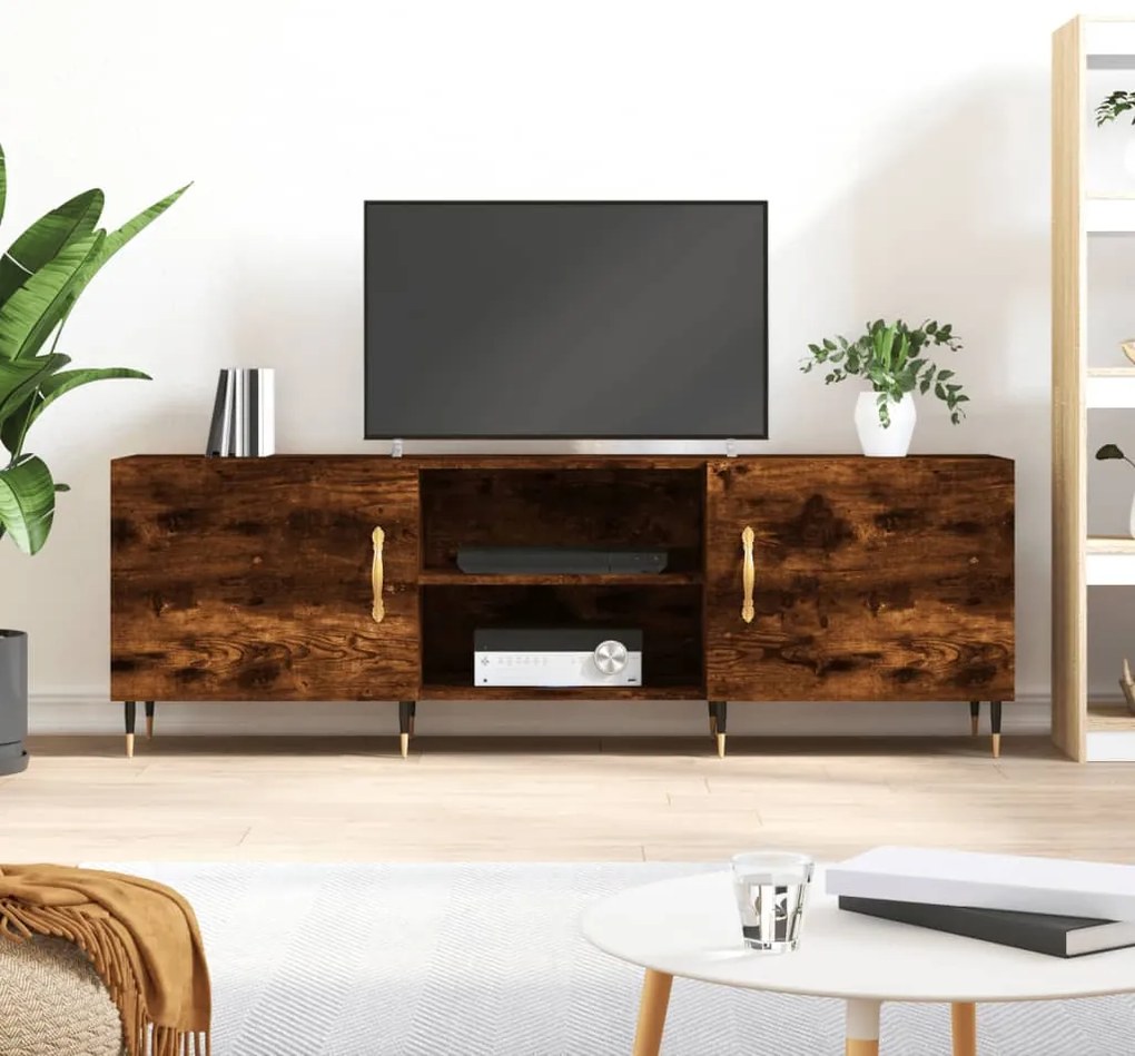 TV skříňka kouřový dub 150 x 30 x 50 cm kompozitní dřevo