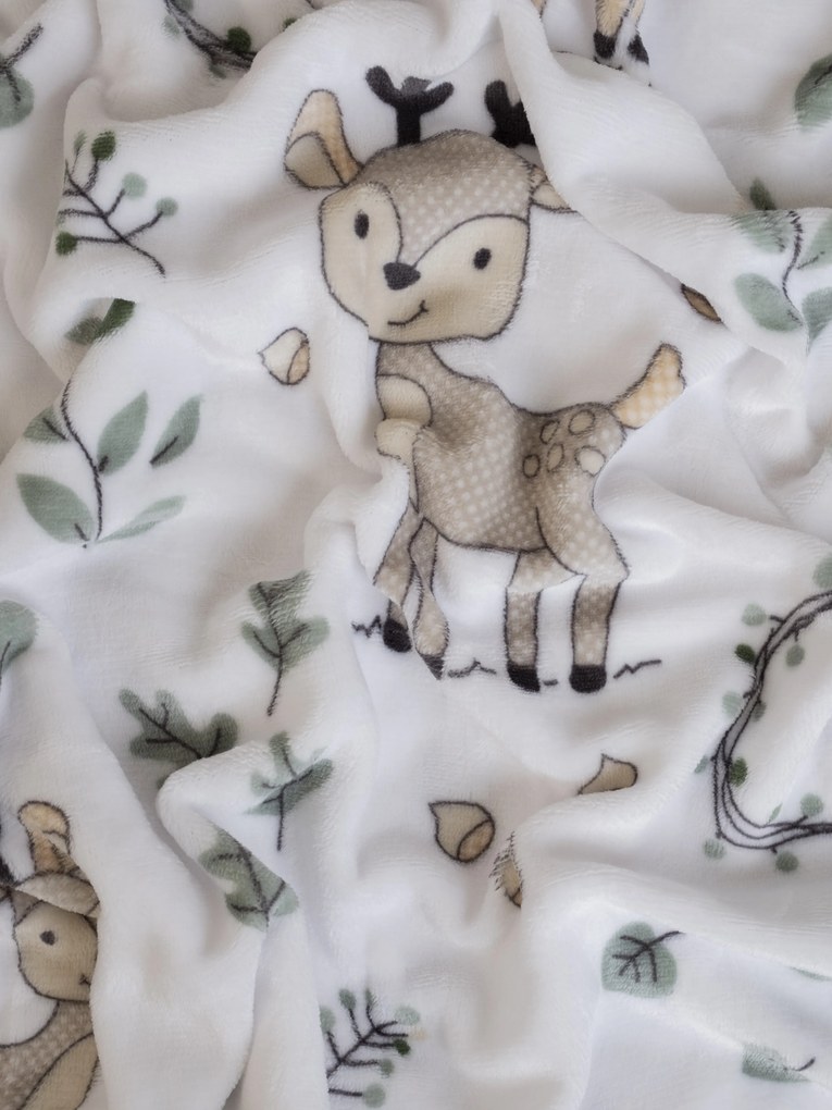 MK Lůžkoviny Povlak na polštářek mikroplyš Exclusive 40 x 40 cm - Bambi