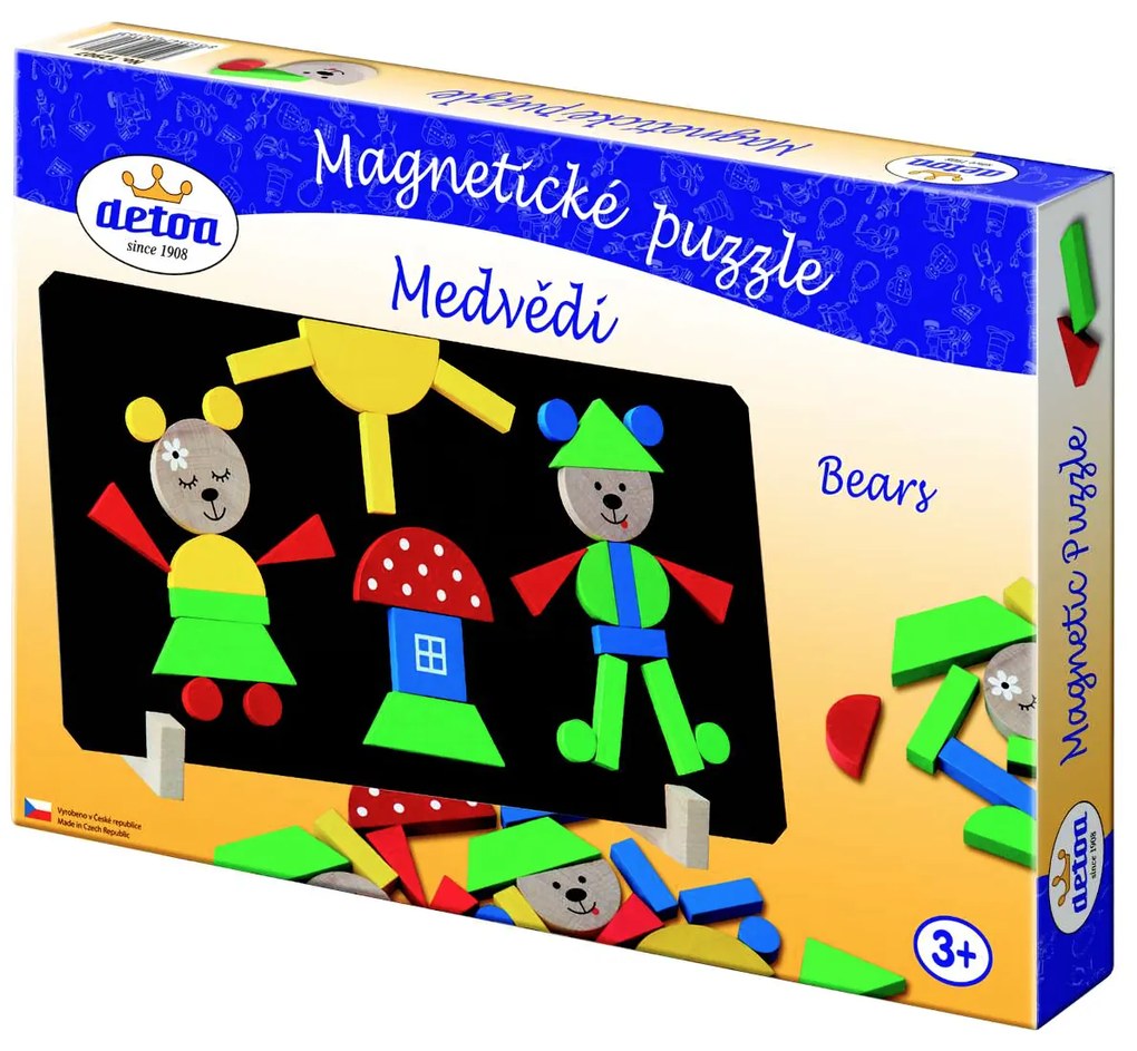 Detoa Magnetické puzzle Medvědi